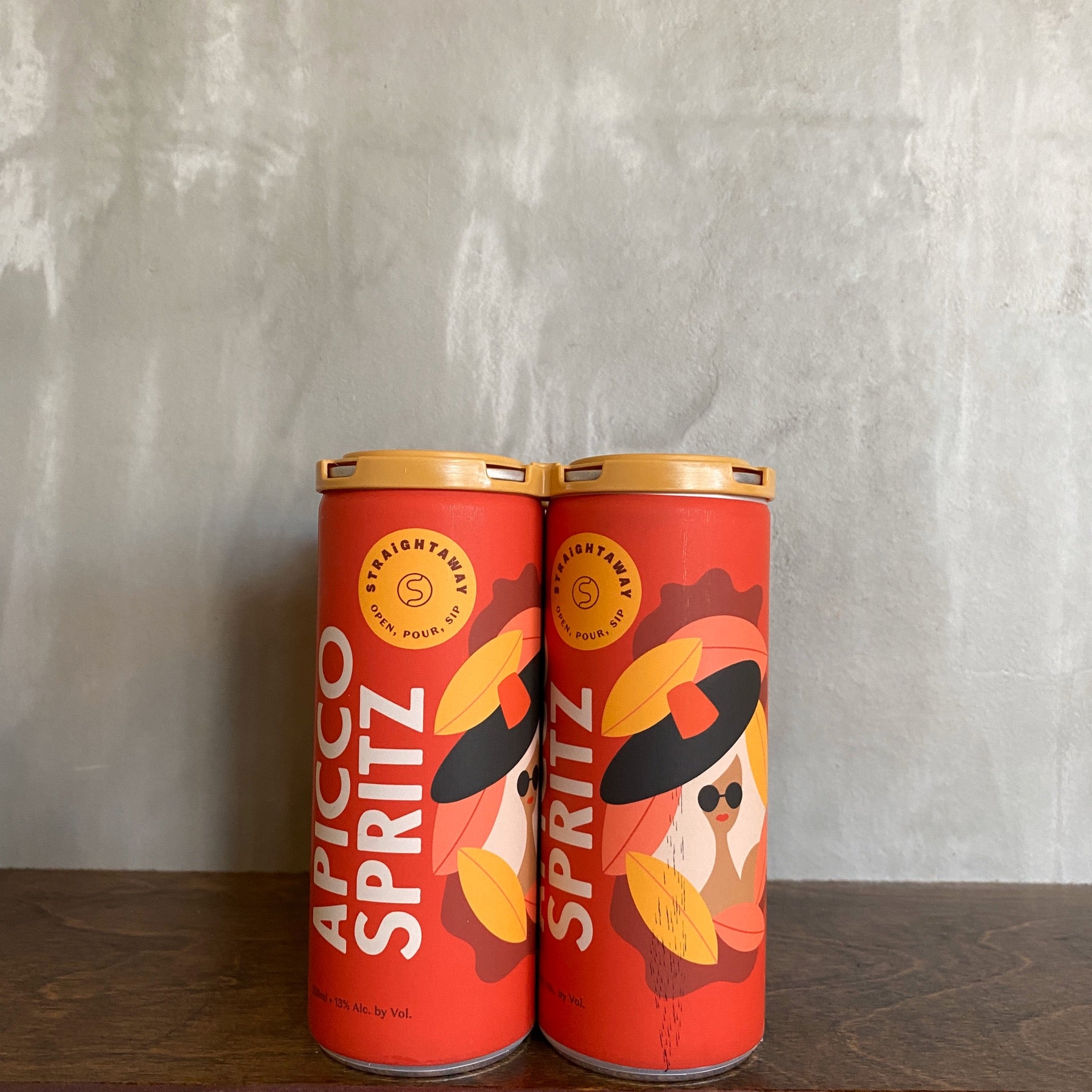 Apicco Spritz, Straightaway, Portland, Oregon, NV 4-pack 250mL cans ...