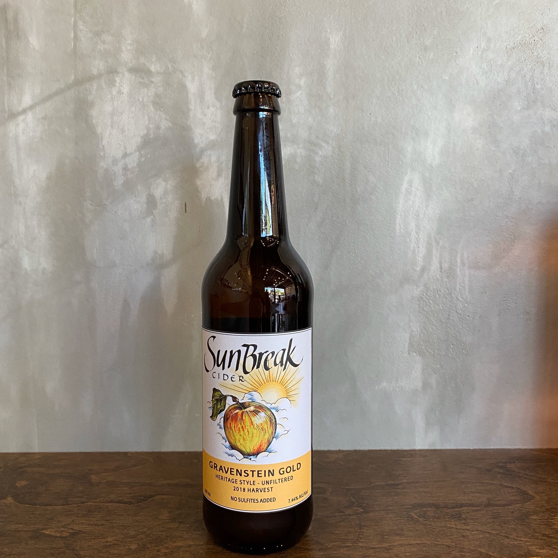 Sun Break Cider, Gravenstein Gold, Willamette Valley, 2018, 500mL ...